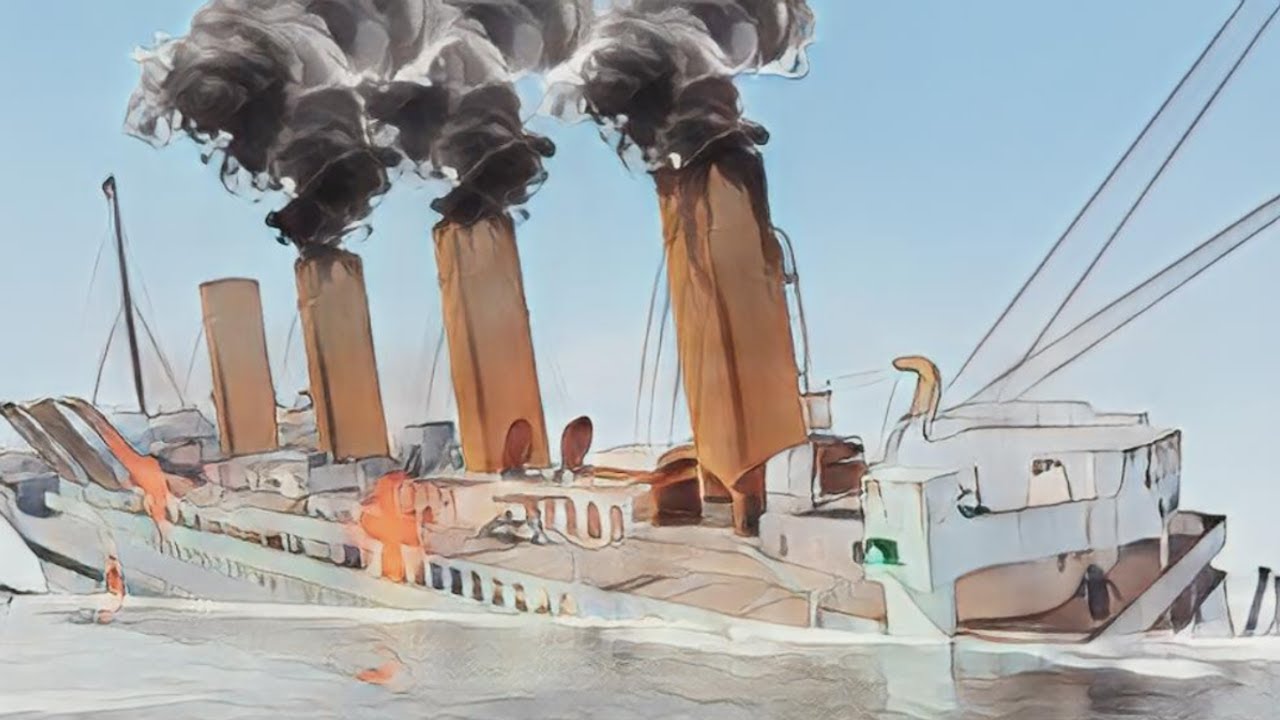 The Sinking Of HMHS Canopic - YouTube