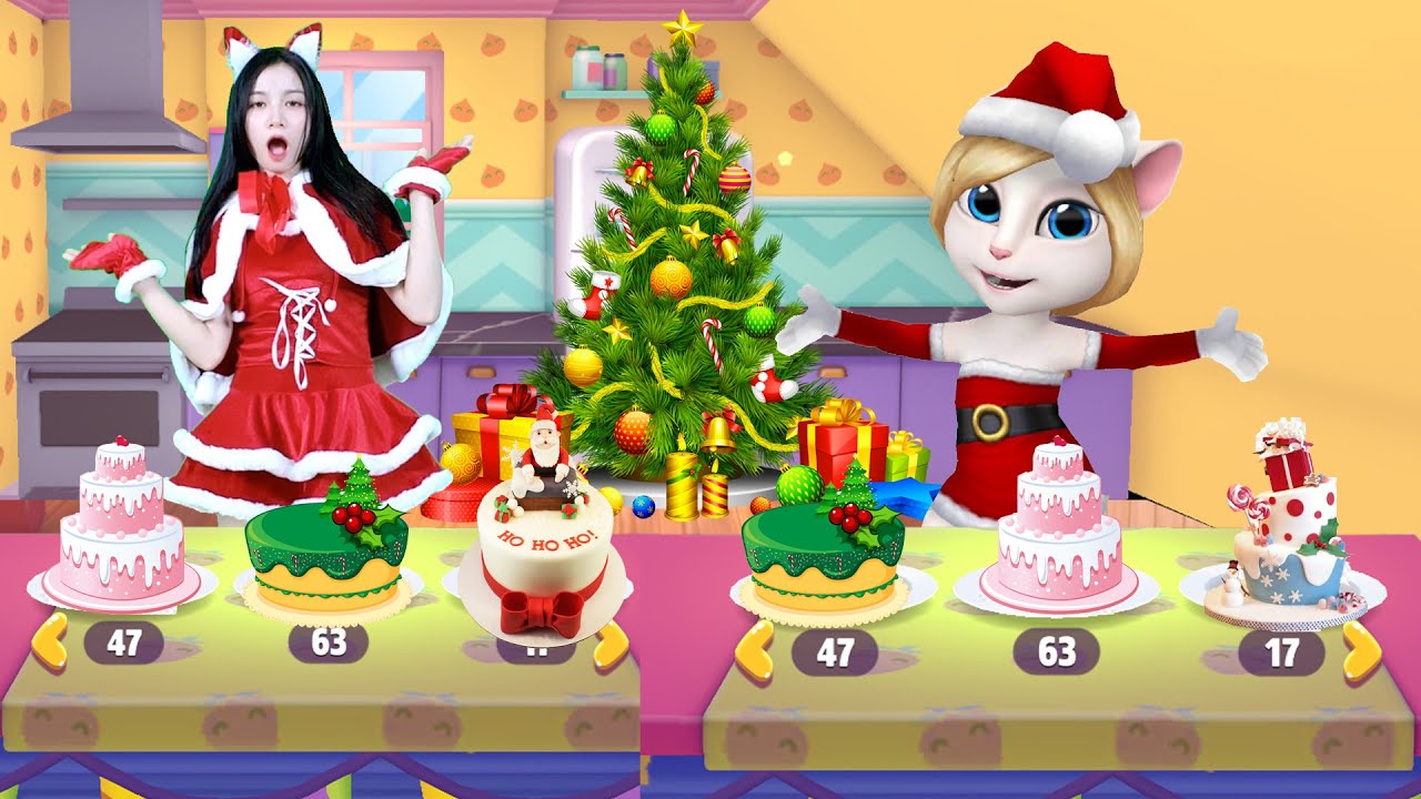 Imitate Santa Angela Happy Noel 2022 - My Talking Angela 2 In The Real ...