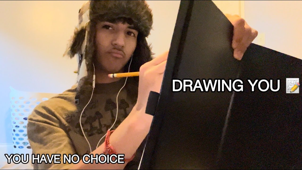 ASMR drawing you NO is not an answer! - YouTube