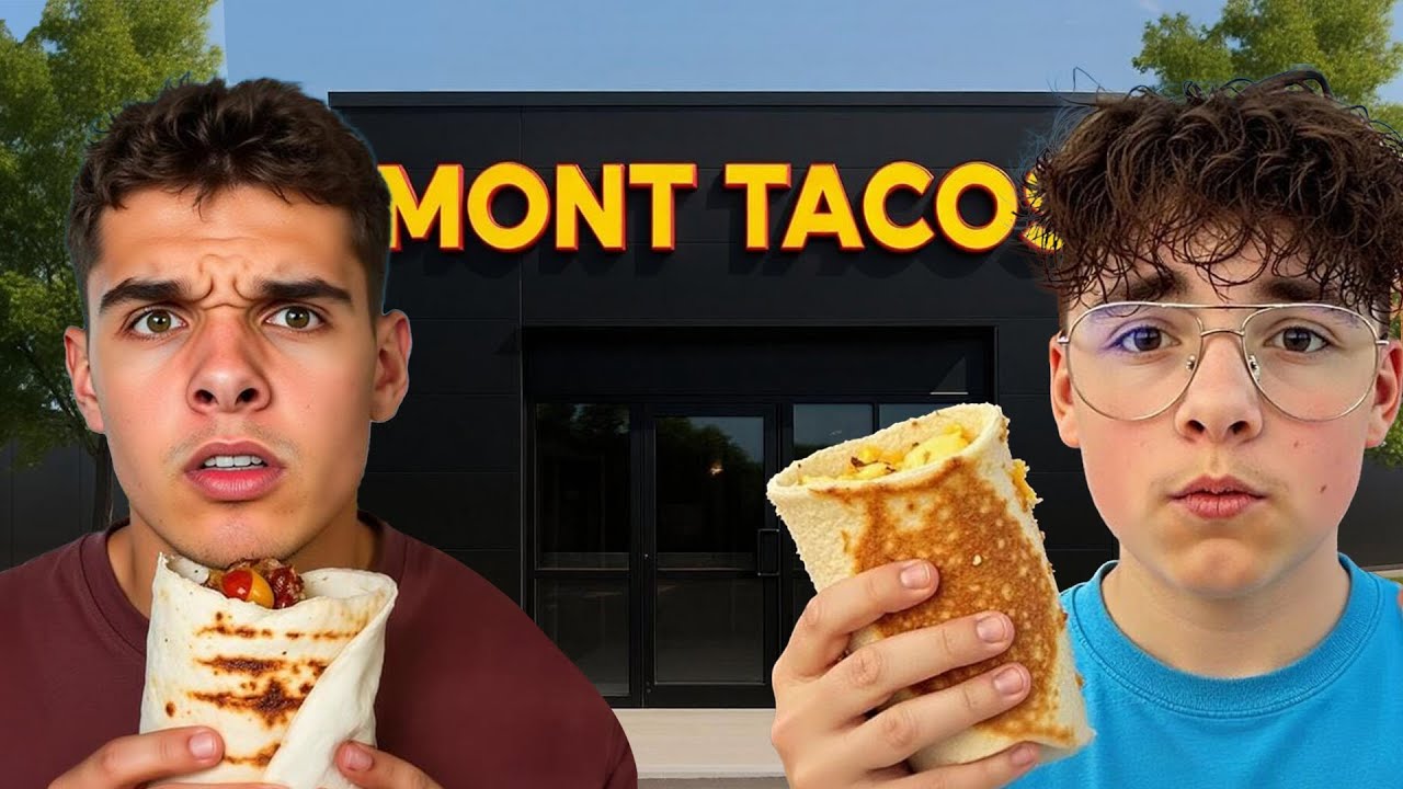 ON MANGE POUR LA PREMIÈRE FOIS DES TACOS FRANÇAIS (ft. mon frère) - YouTube