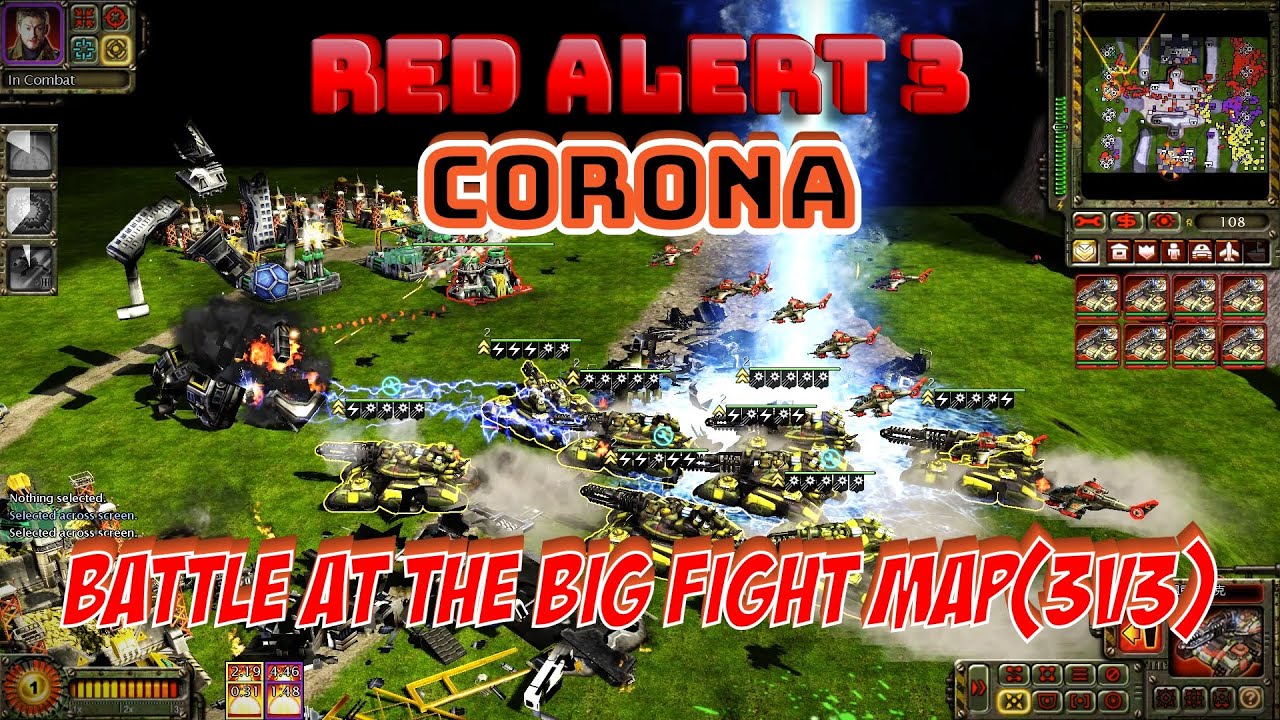 Command & Conquer Red Alert 3 Corona - Soviet Vs Allies Gameplay - No ...
