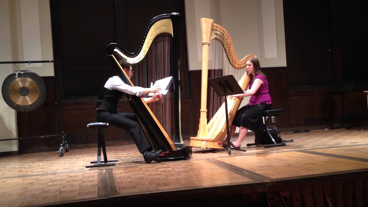 Pictures at an Exhibition for 2 harps - YouTube