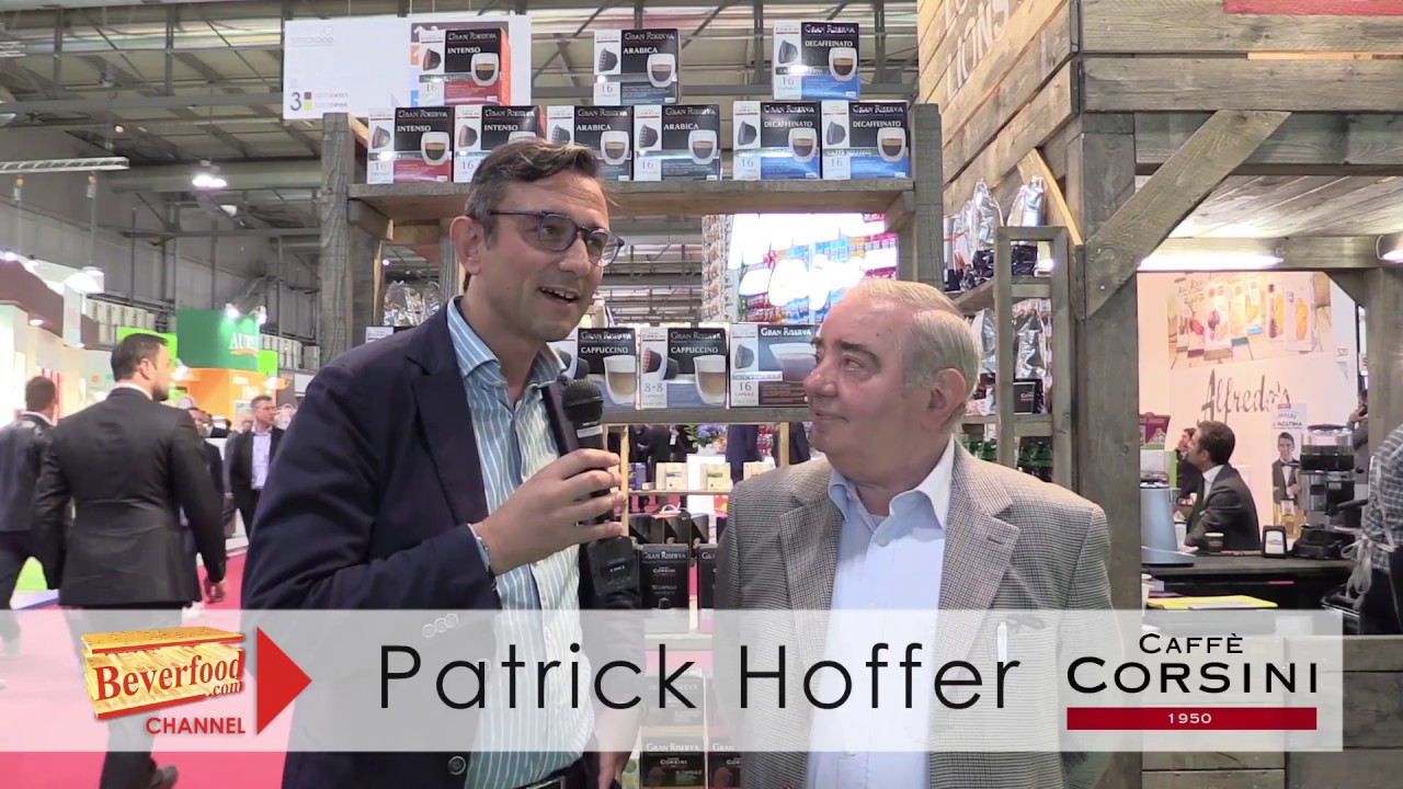Patrick Hoffer, Caffè Corsini Intervista a TuttoFood 2017 - YouTube