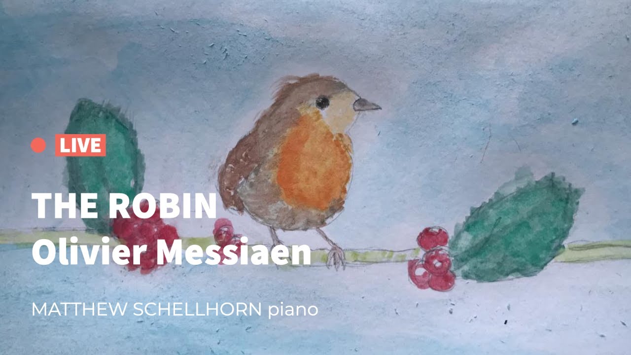 Matthew Schellhorn live | "Robin" by Messiaen - YouTube