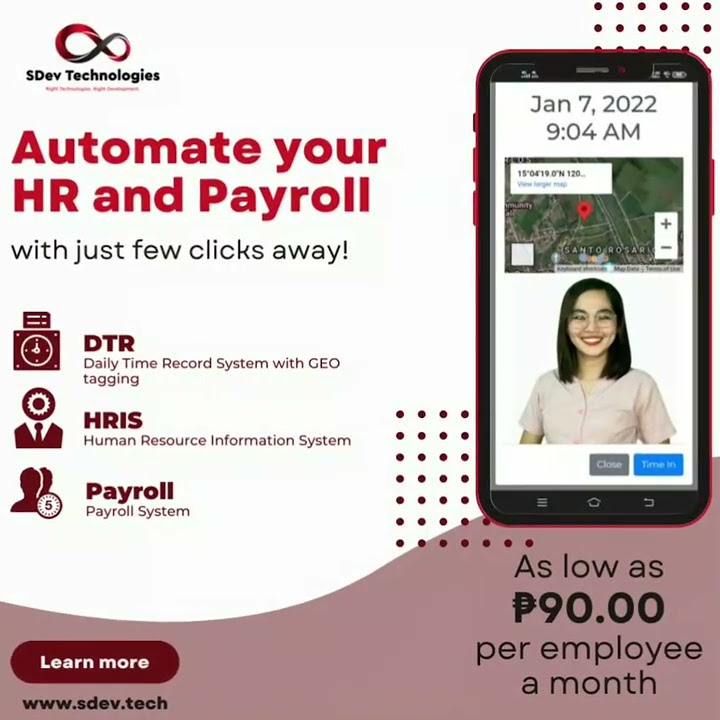 SDev HRIS and Payroll System - SDev Technologies - YouTube