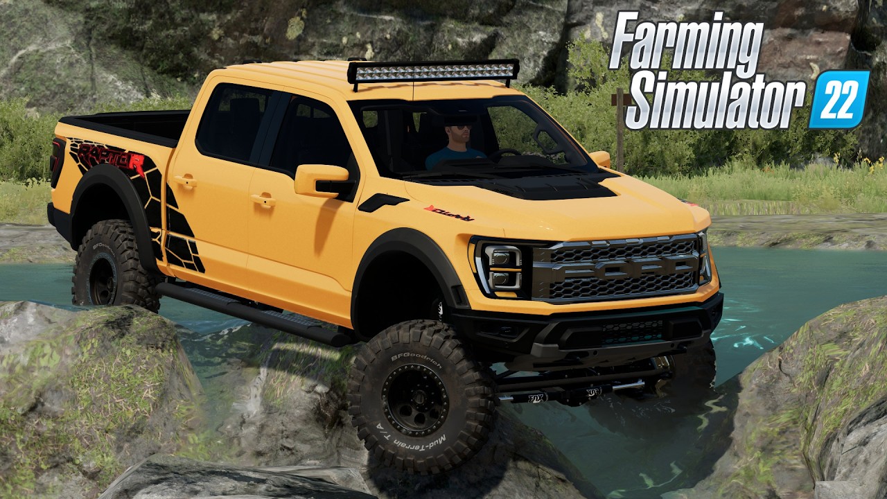 FS22 - DRIVING the 2022 Ford Raptor 3.5L V6 - NEW Car mod for Farming ...
