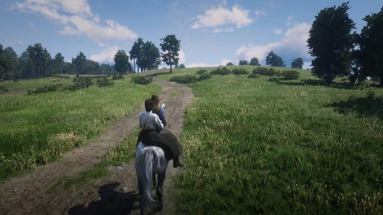 Red dead redemption 2 - ASMR - Giving a short ride - YouTube