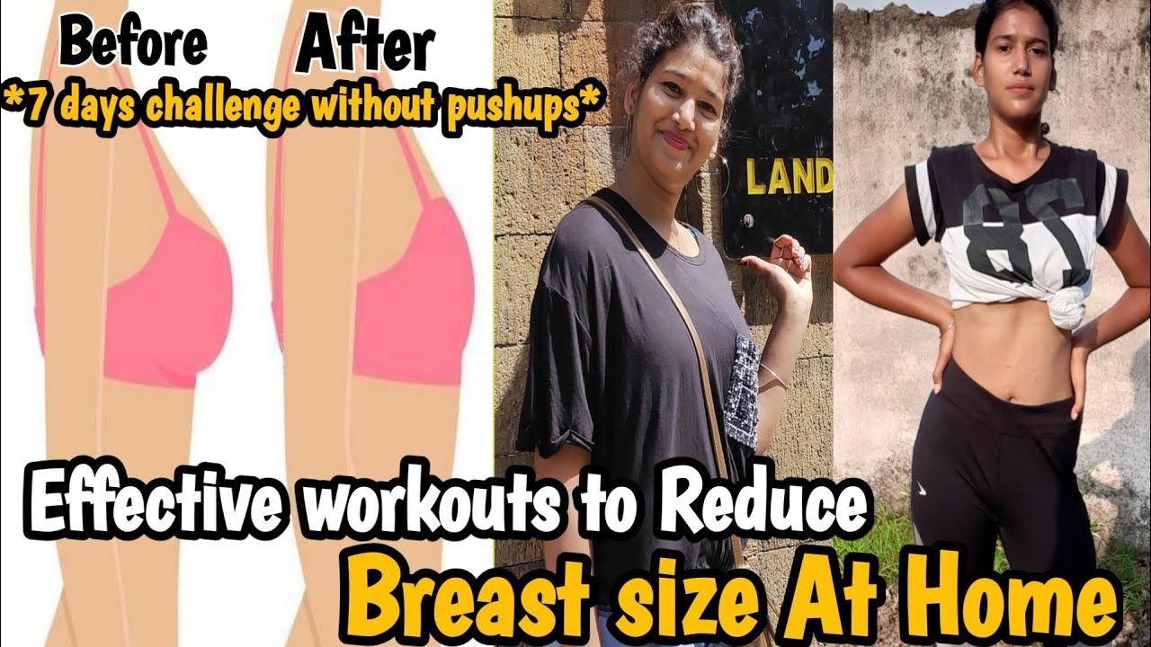 Effective workouts to reduce Breast size at Home In 1 Week ||Reduce ...