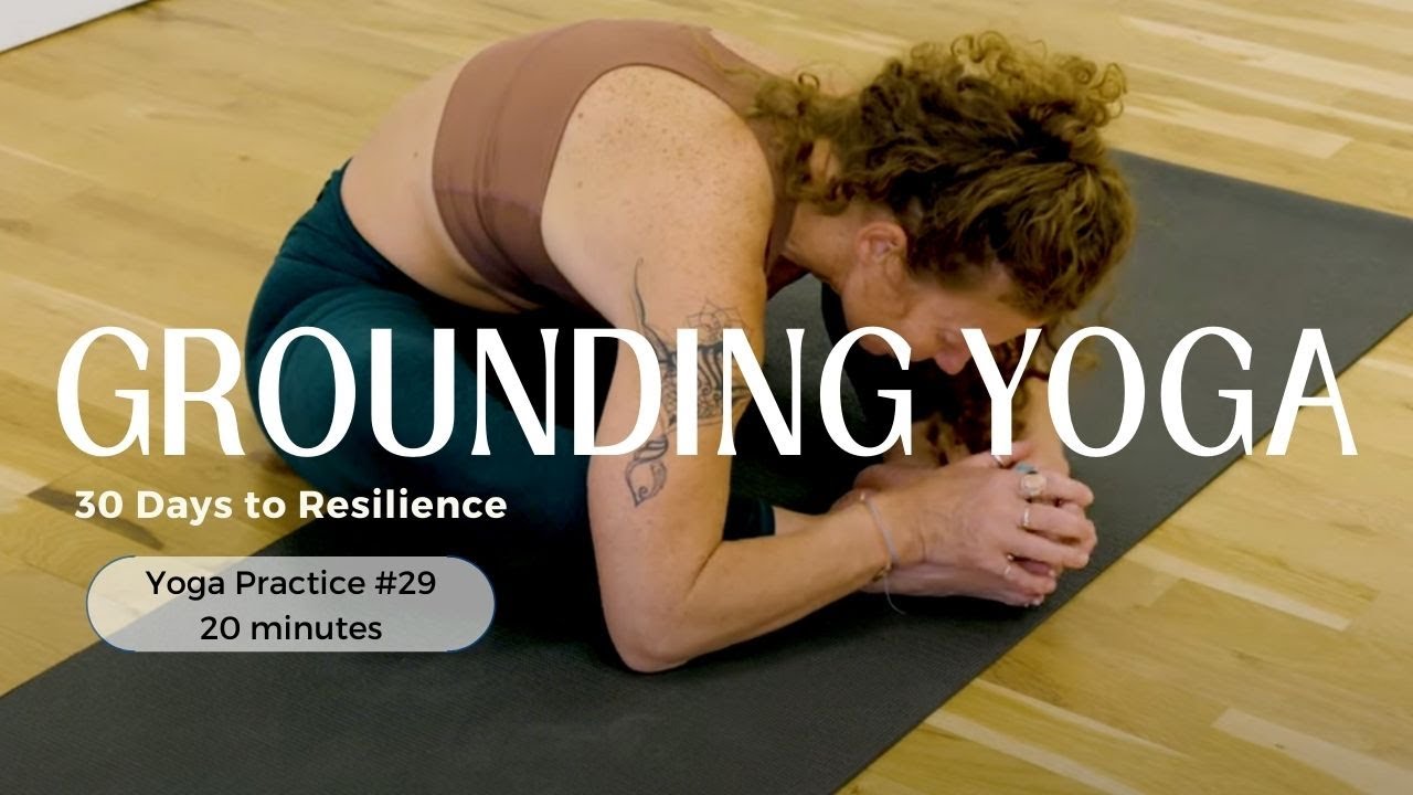 Grounding yoga practice | Session 29 | 20 minute | Bird of Paradise Challenge - YouTube