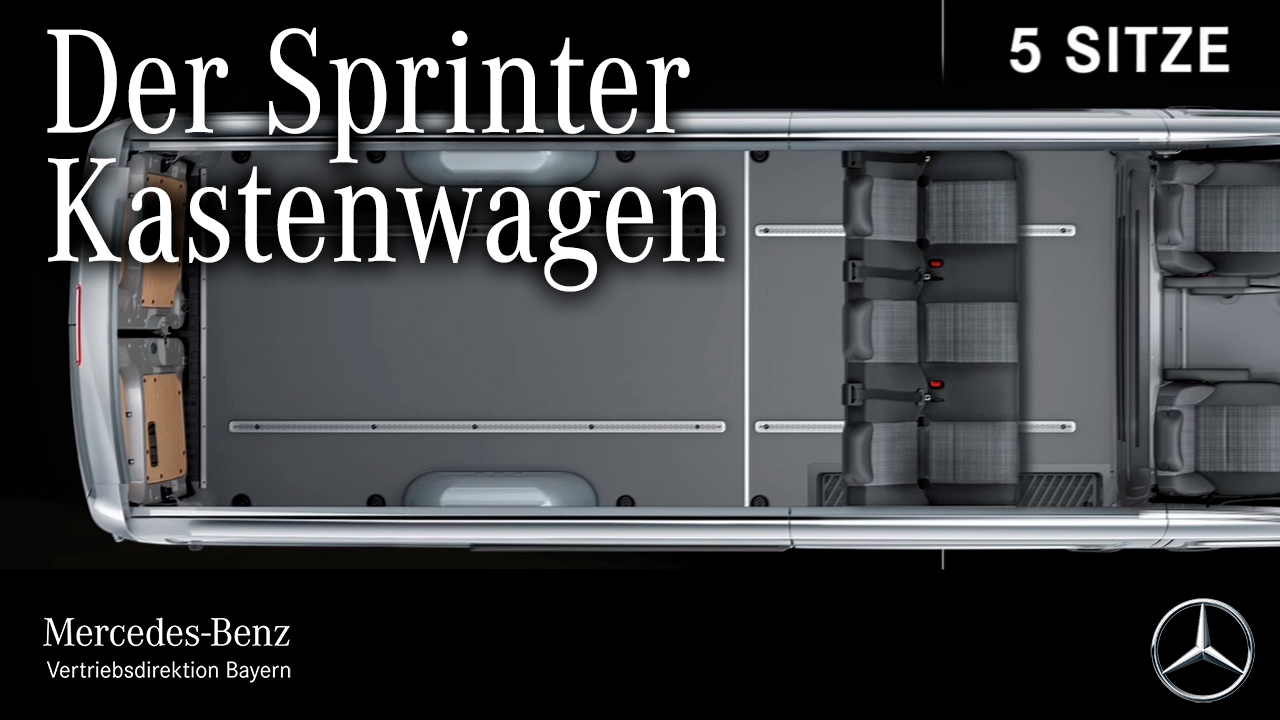 Der Sprinter Kastenwagen im Konfigurator #mbBayern - YouTube