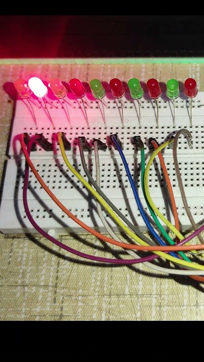 Knight Rider Circuit Pattern 1 Arduino Arduinoproject Arduinosoftware Coding 