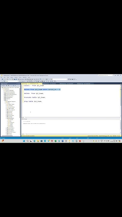 Difference Between Delete Truncate And Drop Statement Sql Sqlserver Oracle Plsql Database
