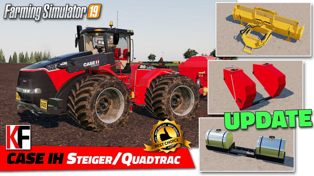 FS19 | Case IH Steiger/Quadtrac v3.2 by KarlFarms - review - YouTube