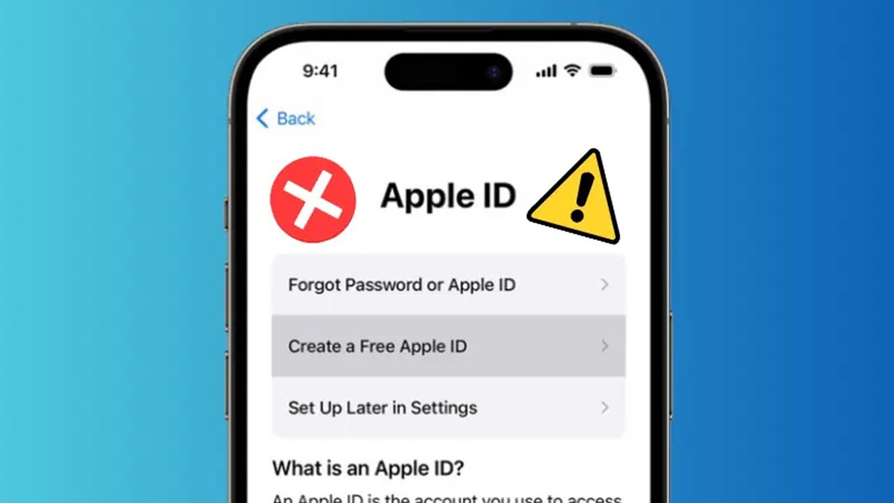 How to Fix Error Cannot Create an Apple ID on iPhone 2024 Guide - YouTube
