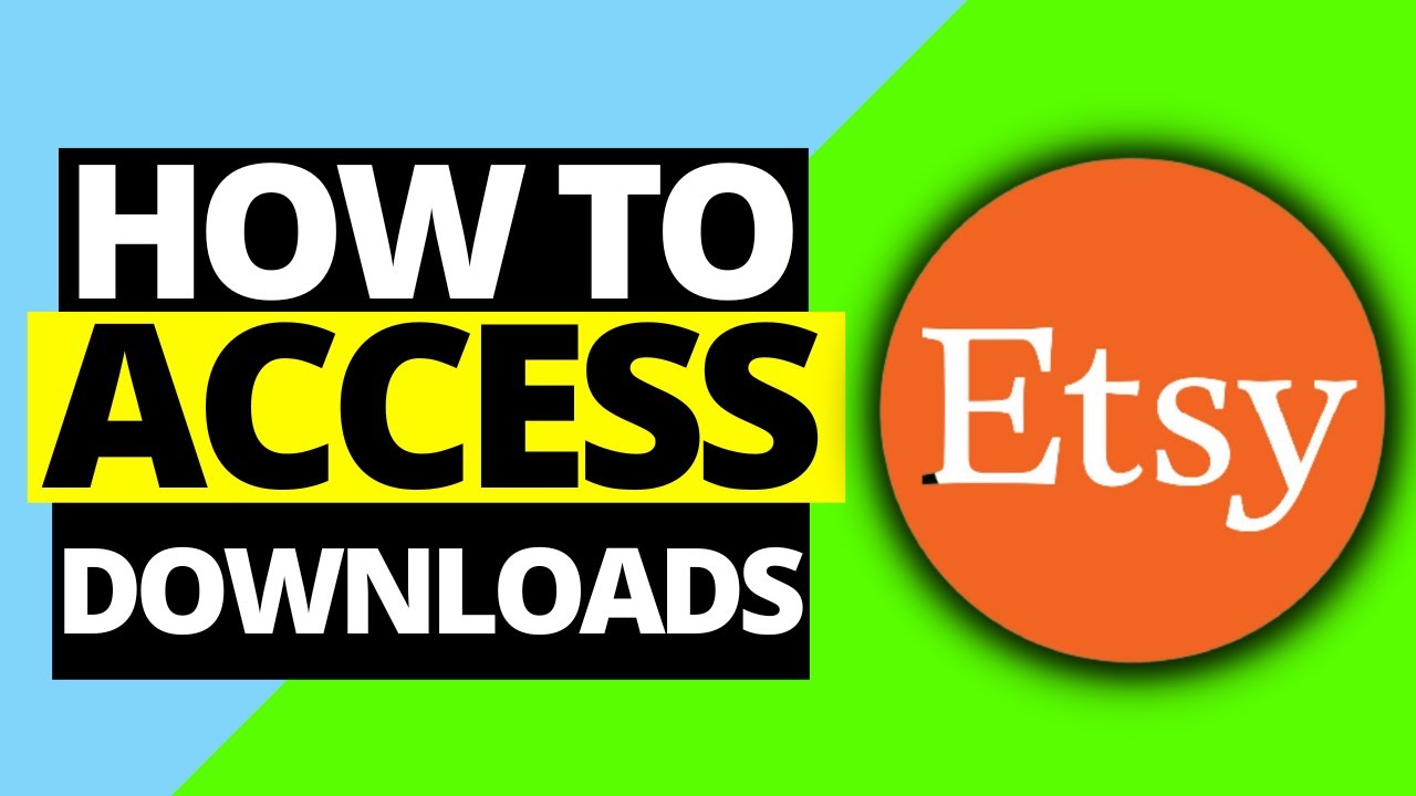 How To Access Downloads On Etsy Digital Items Printables YouTube How To Access Downloads On Etsy Digital Items Printables YouTube