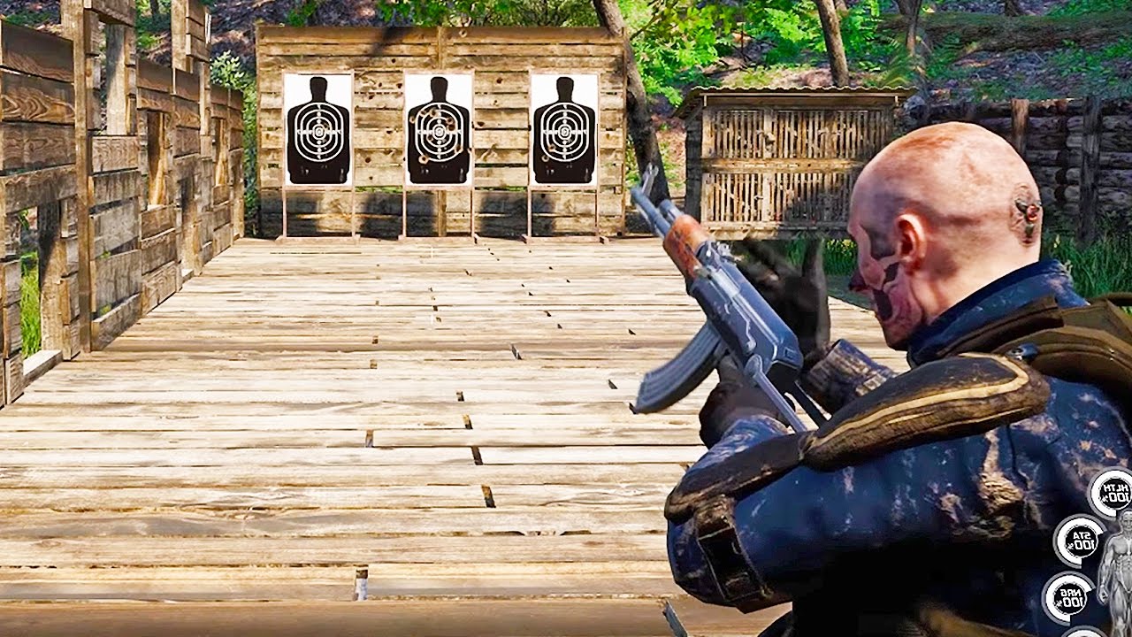 SCUM Guns & Shooting Gameplay Demo (Open World Survival Game 2017 ...