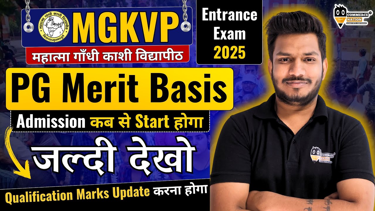 MGKVP Merit Basis Admission PG Courses Counselling Date Update 2025 ...