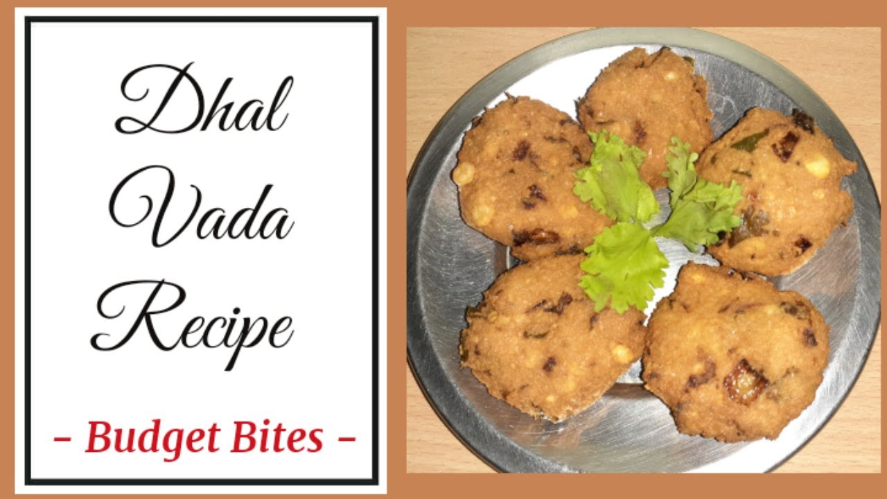 Dhal Vada Recipe | Parupu Vadai | Chana Dal Vada | Easy Recipe | Budget ...