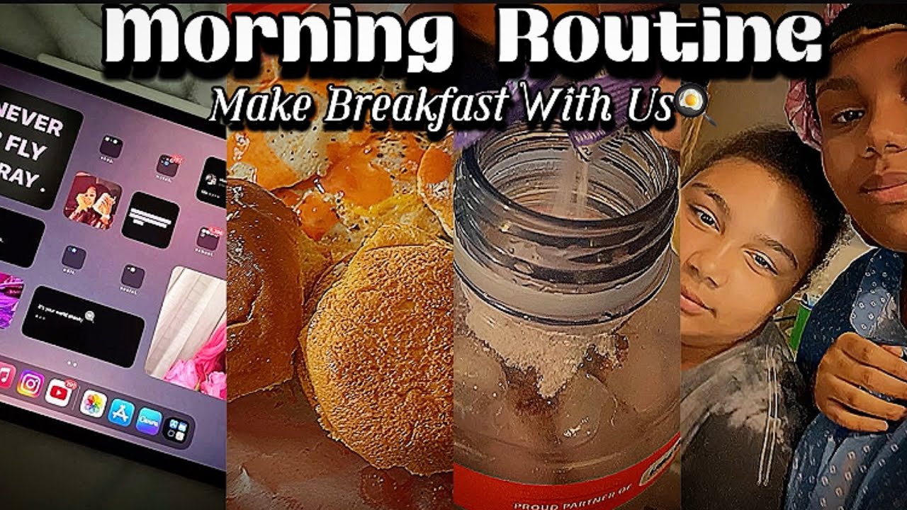 Morning Routine| Make breakfast with us🍳 - YouTube