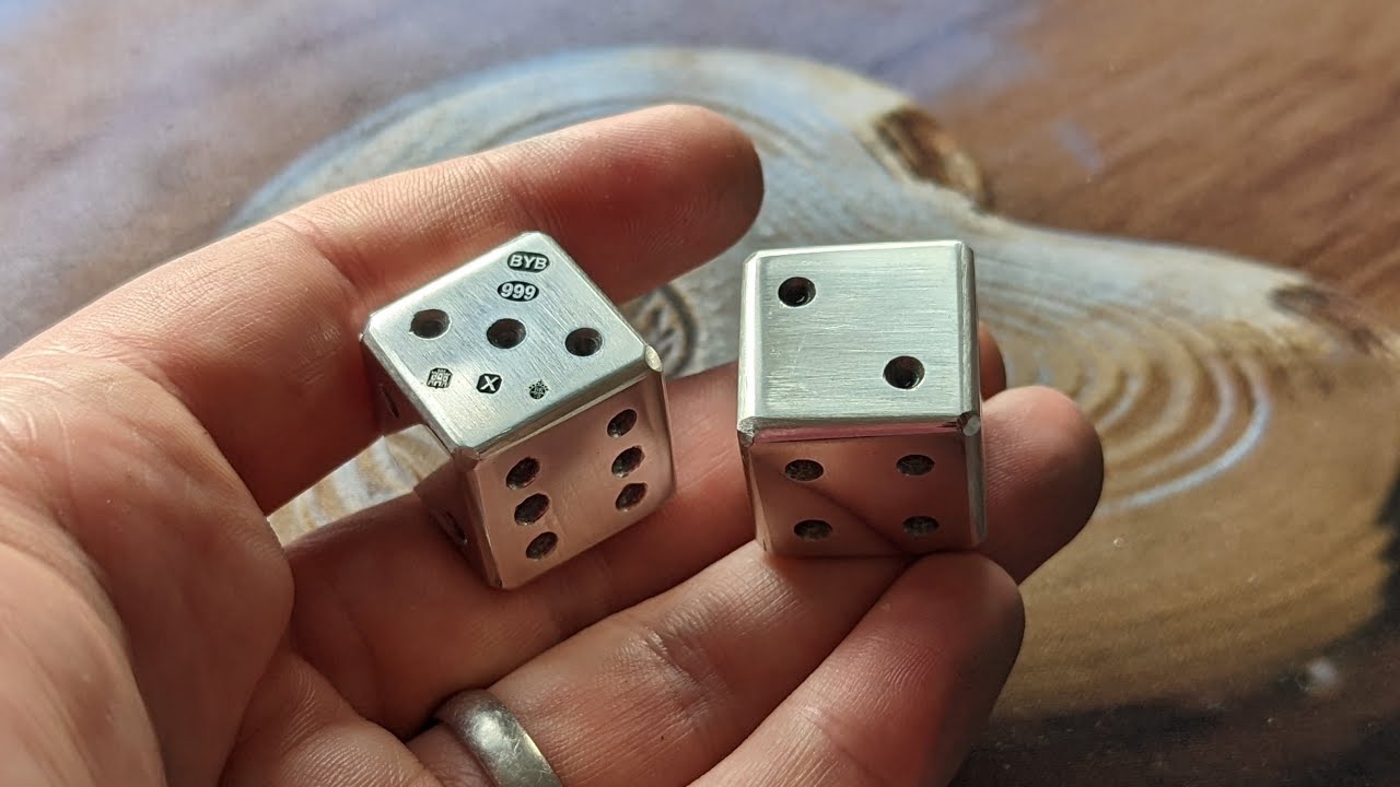 These Dice are .999 SOLID Silver! - YouTube