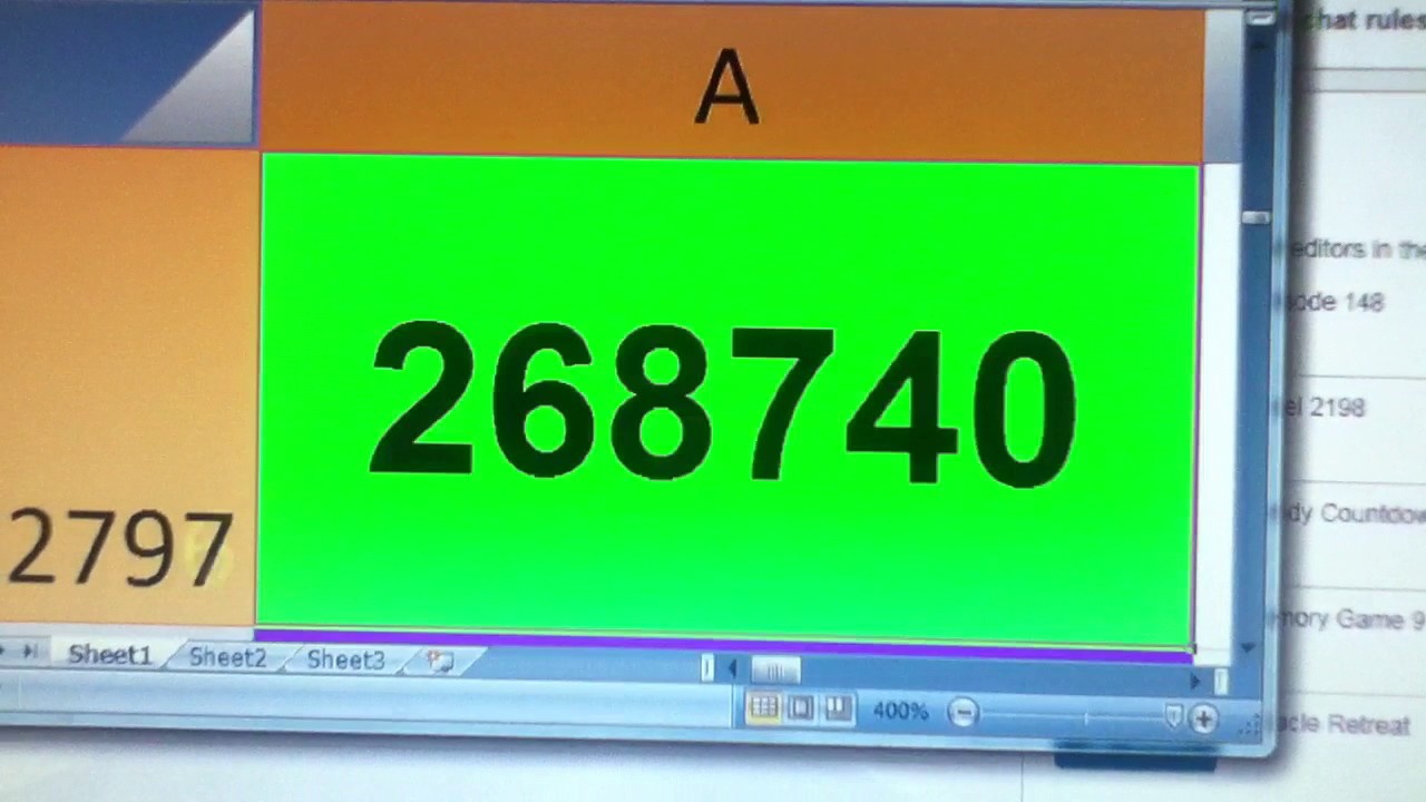 Colourful Numbers 1-1000000 - YouTube