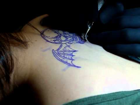 Deathbat Tattoo - YouTube