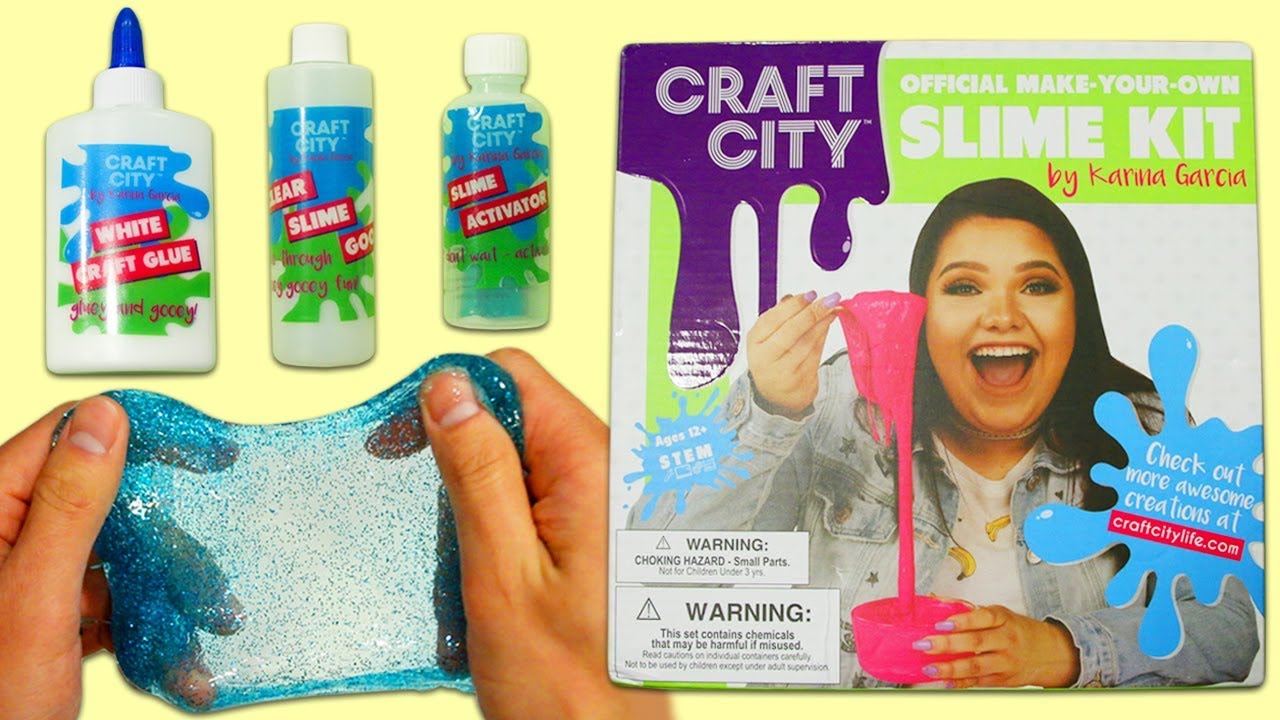Karina Garcia's Make Your Own Slime Kit | Testing Out Slime Kits #1 ...