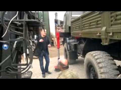 Работа Камаза с краном Unic 360 - YouTube