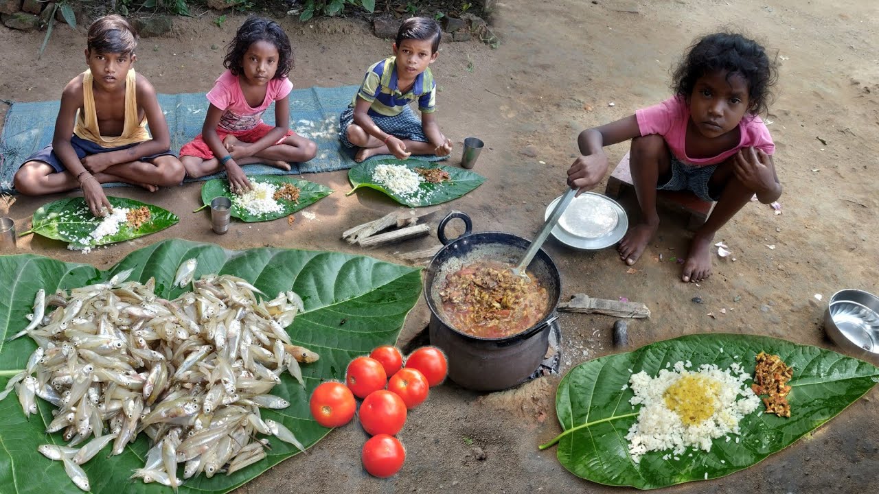 Small Fish Recipe Village style | small fish cooking and eating ...