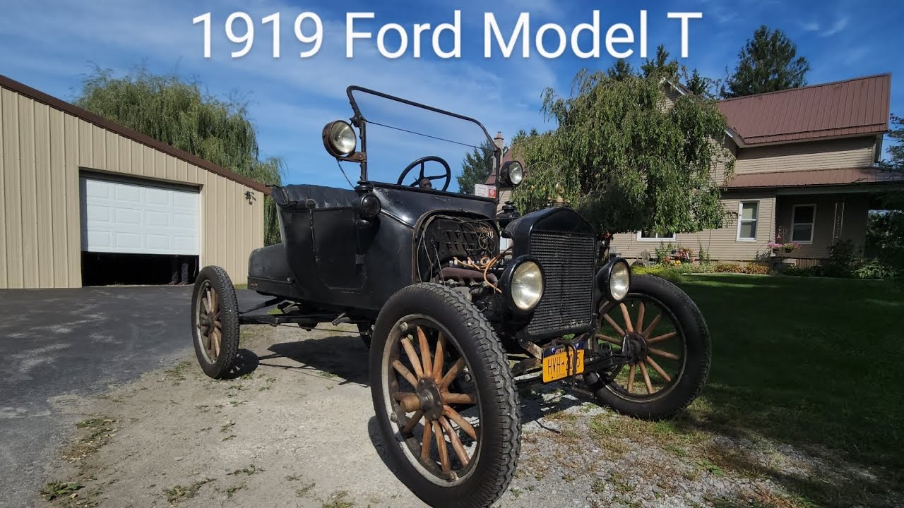 1919 Ford Model T roadster out for Autumn drive! - YouTube