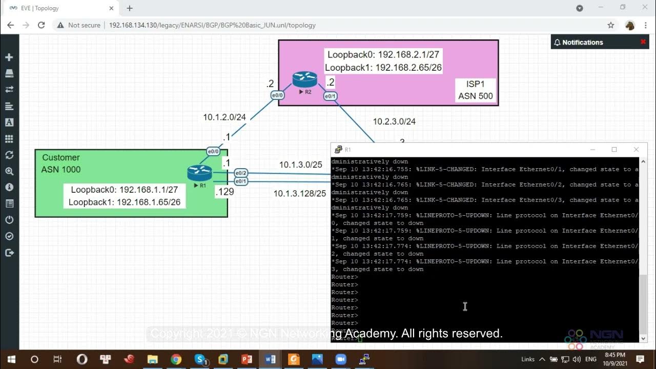 CCNP ENCOR - DAY24 BGP LAB - YouTube