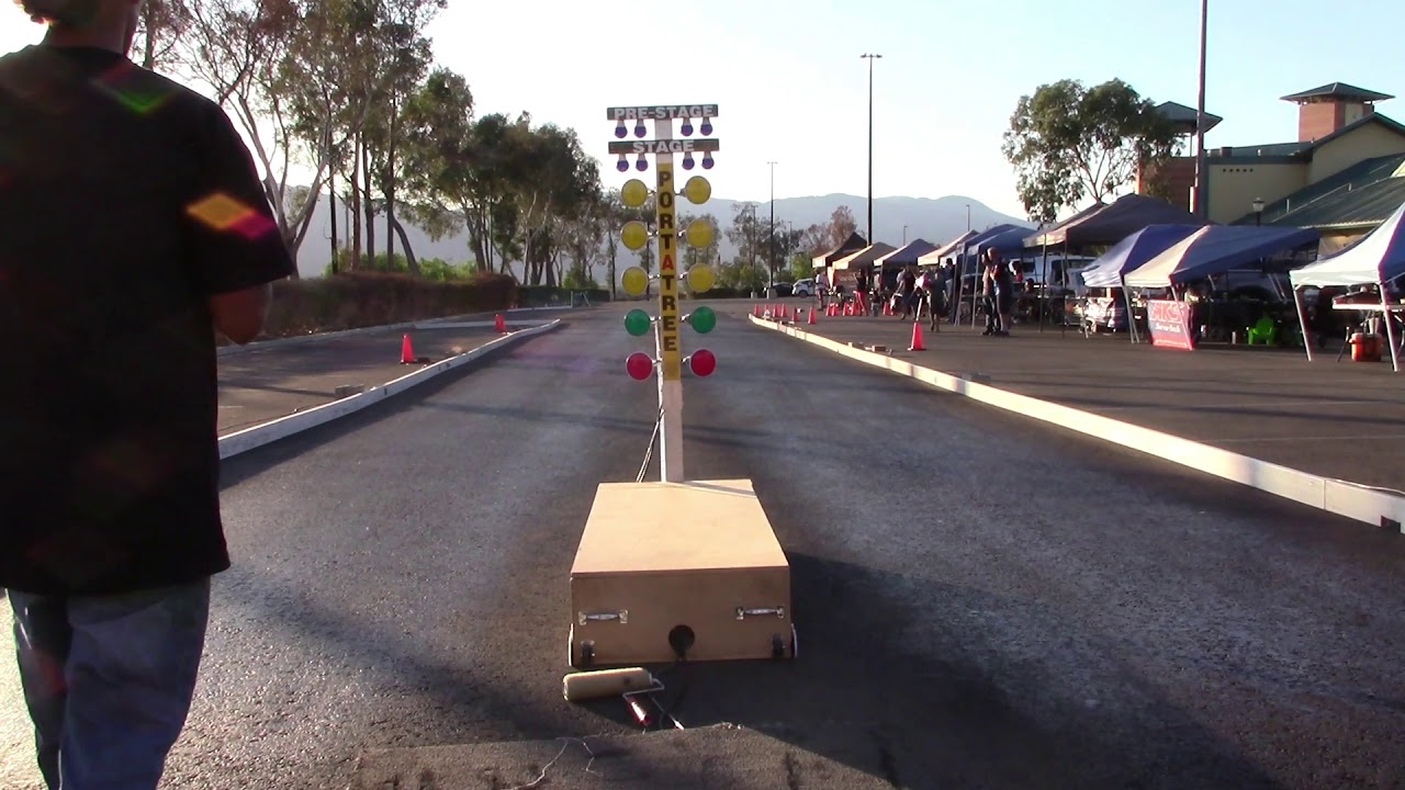 Rc drag racing at the track - YouTube