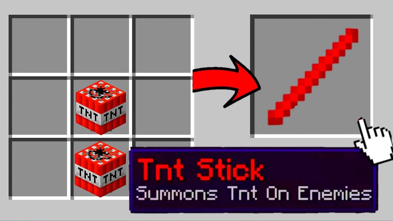 Minecraft, But You Can Craft Custom Sticks 🤯 - YouTube