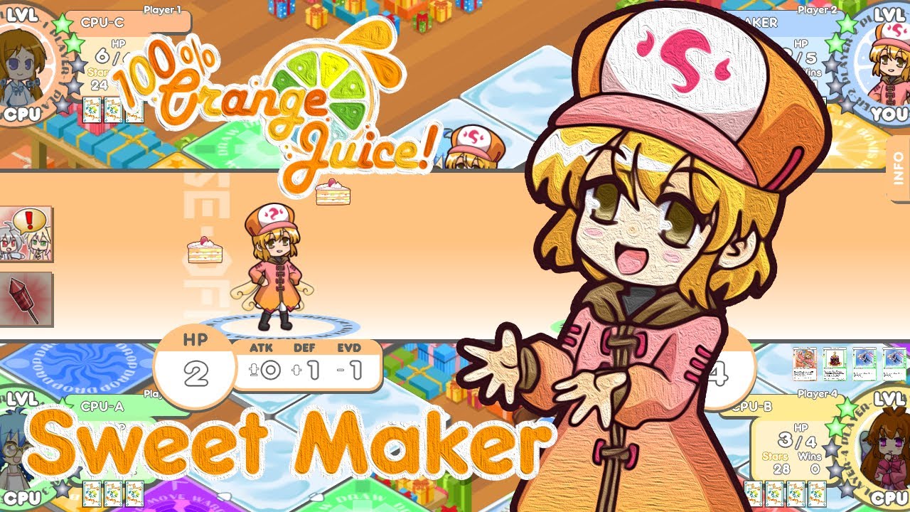 100% Orange Juice - Saki (Sweet Maker) Character Trailer - YouTube