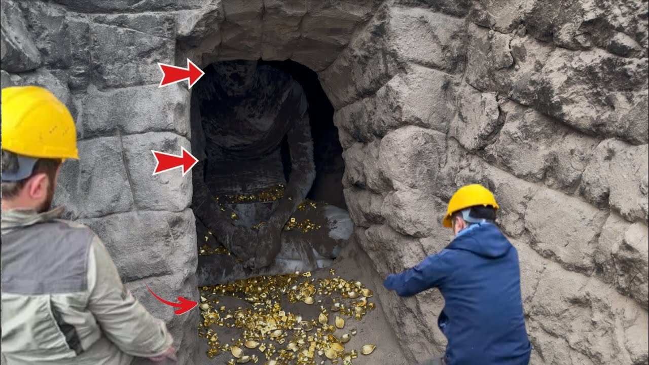 We Found An Ancient Tomb! // Treasure Hunt With Metal Detector! - YouTube