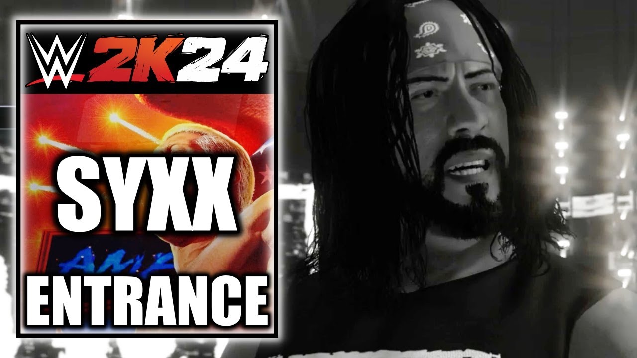WWE 2K24 Syxx Entrance Cinematic - YouTube