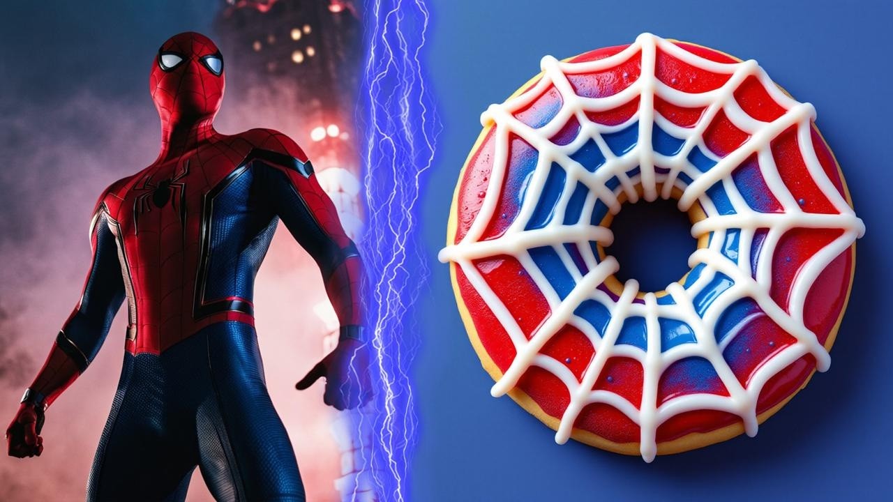 Marvel & DC Heroes: The Ultimate Donut Challenge! 🍩⚡ - YouTube