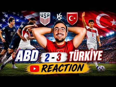 ABD - Türkiye | Canlı Tepki & Maç Yorumu | 2026 Dünya Kupası