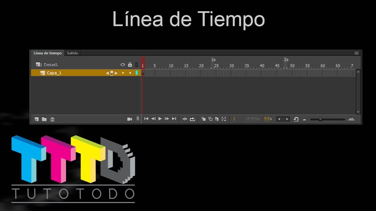 Herramientas de LÍNEA DE TIEMPO ADOBE Animate CC 2018 desde cero Parte ...