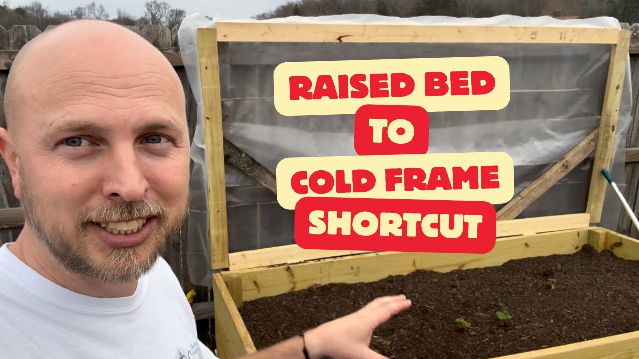 Turn your Raised Garden Bed into a COLD FRAME - Grow food year round this way! - YouTube
