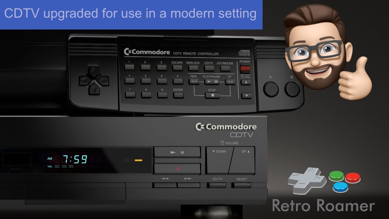 CDTV upgraded for use in a modern setting - YouTube