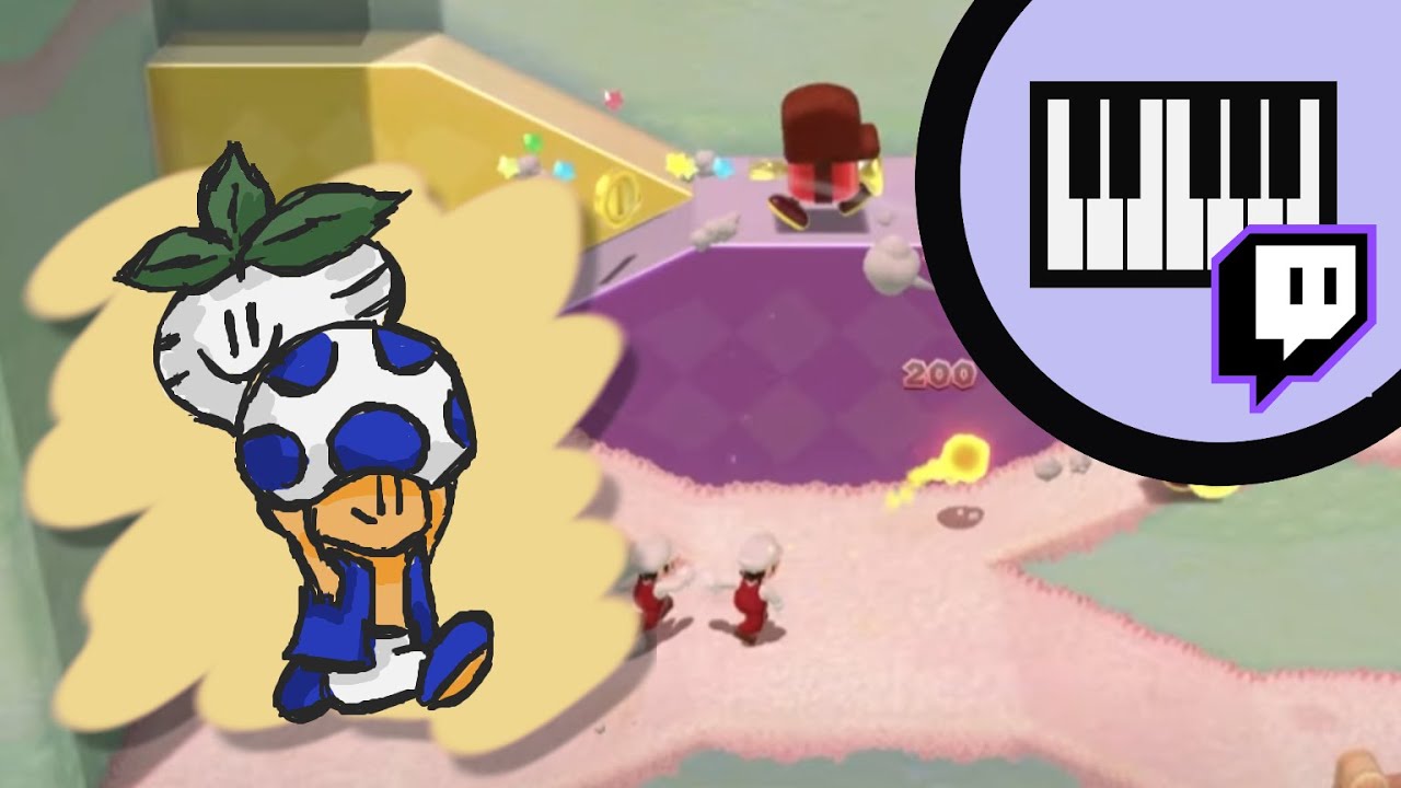 Super Mario 3D World - Double Cherry Pass (Piano Stream Highlight ...