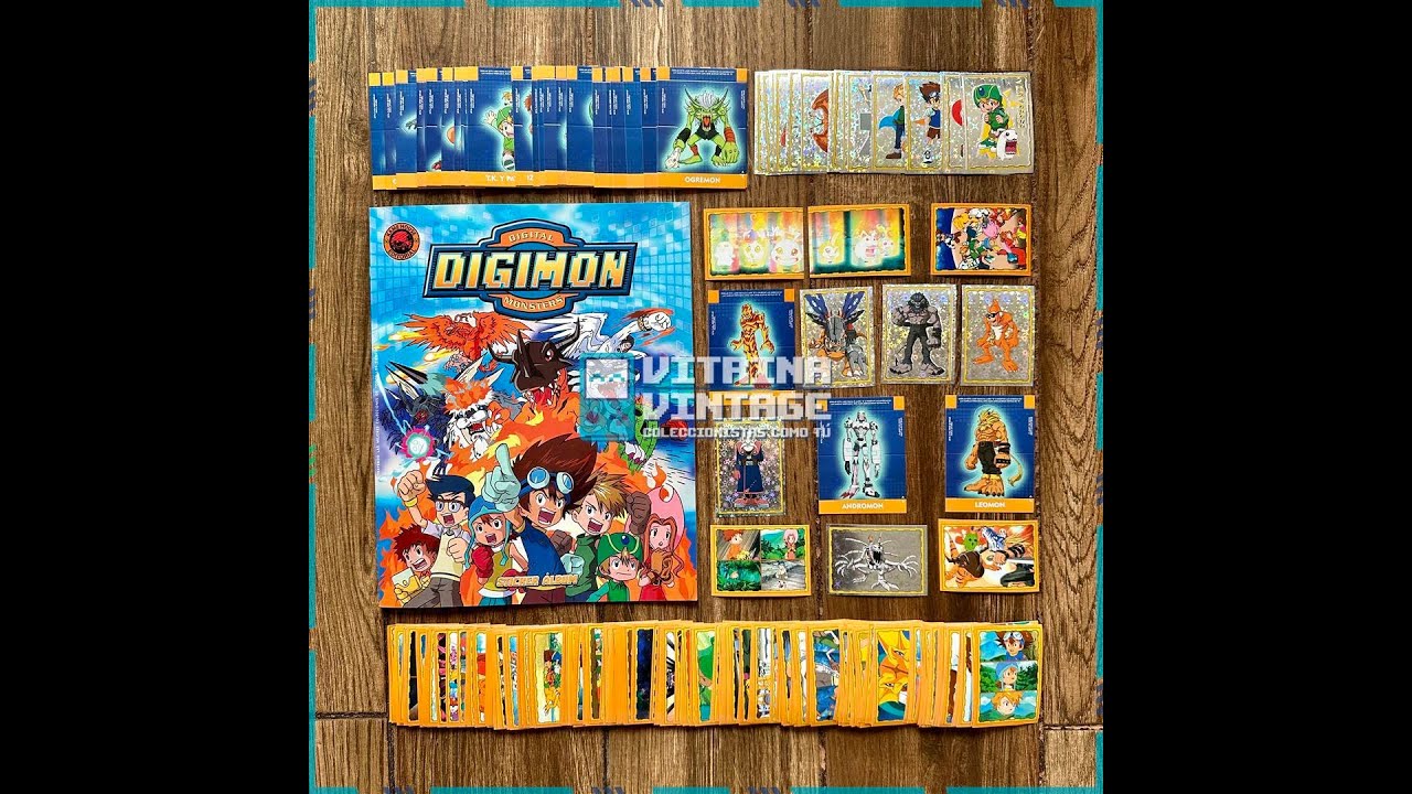 Álbum DIGIMON DIGITAL MONSTERS 👾👻 + set completo a pegar 💥 - YouTube
