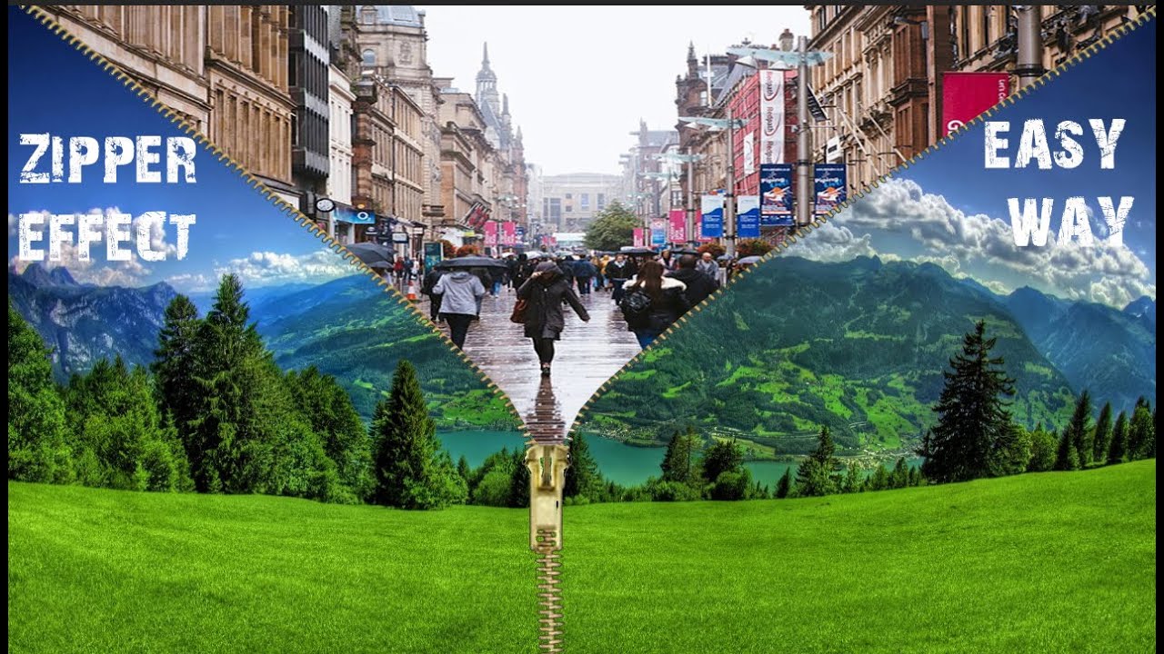 Photoshop Zipper Effects 2021 | Fastest way | Photoshop Manipulation ...