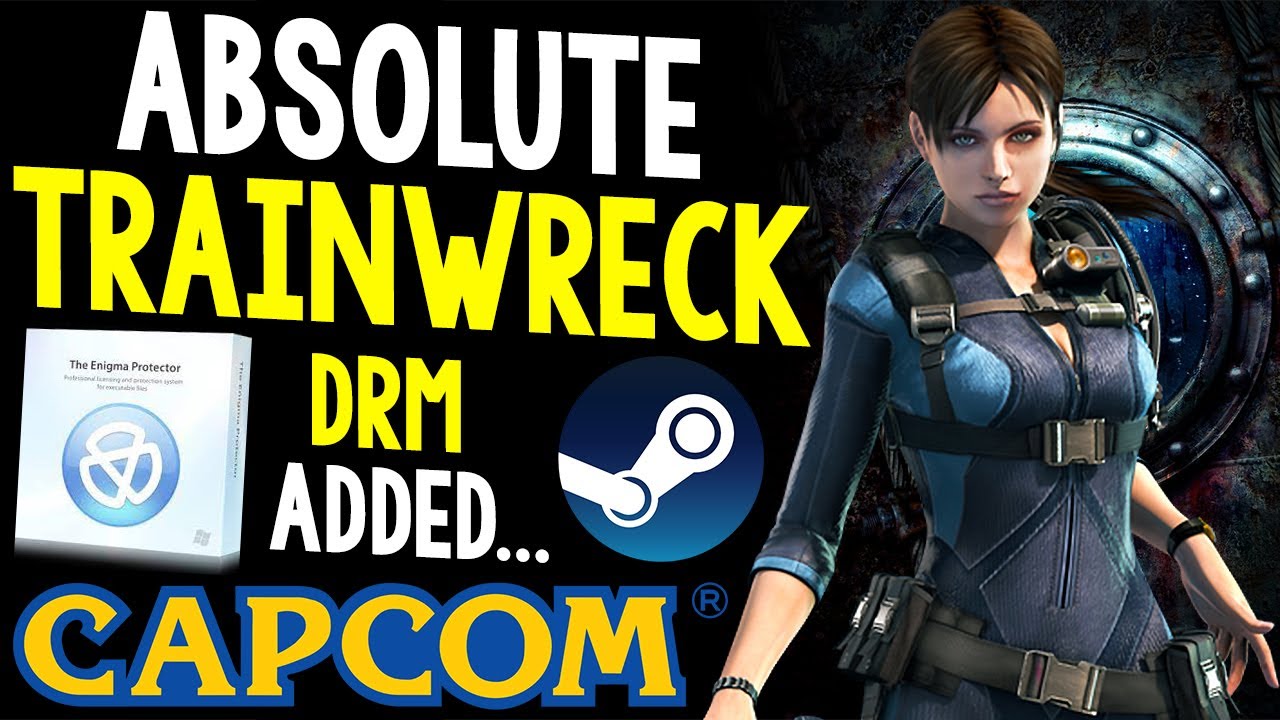 ABSOLUTE TRAINWRECK - Steam, DRM and Capcom - YouTube
