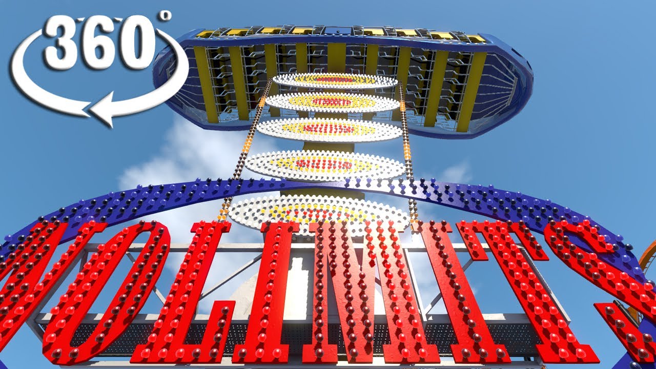 360 VR Theme Park Swing Ride Roller Coaster for Virtual Reality with a ...