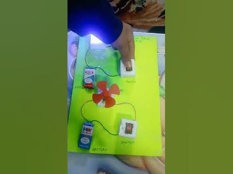 working model of simple electric circuit/ Science project / #shorts / # ...