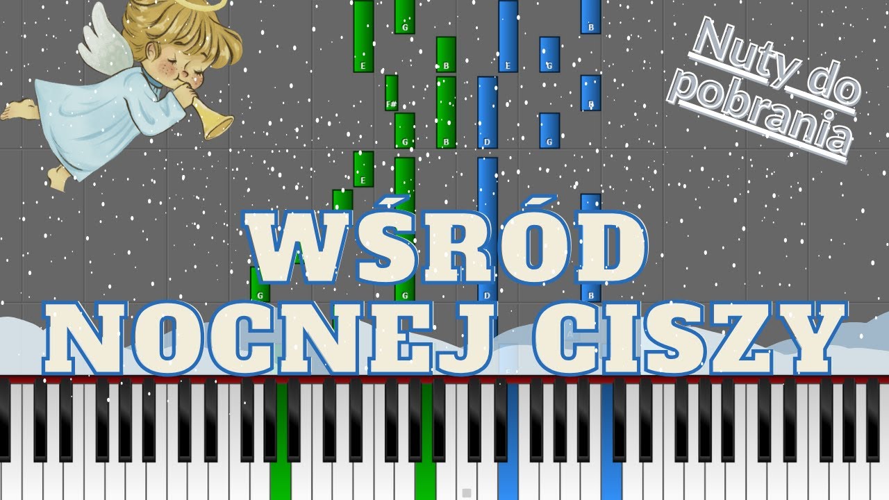 Jak zagrać "Wśród nocnej ciszy". Darmowe nuty z łatwym opracowaniem na ...