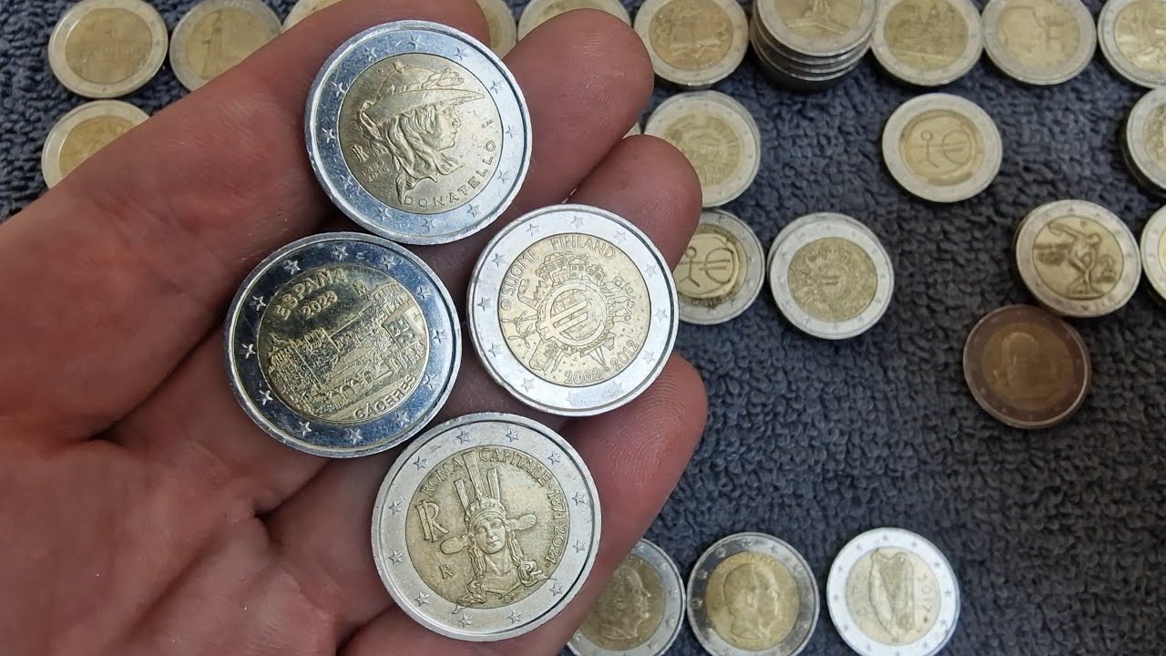 1000€ 2 euro coin hunt! Rare found, Collectable coins. - YouTube