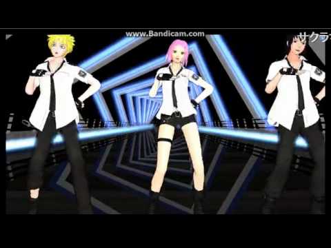 [MMD]Sasuke,Naruto & Sakura-Itently